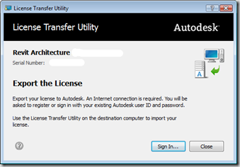 Revit ArchCenter: Portable License Utility No More for 2010